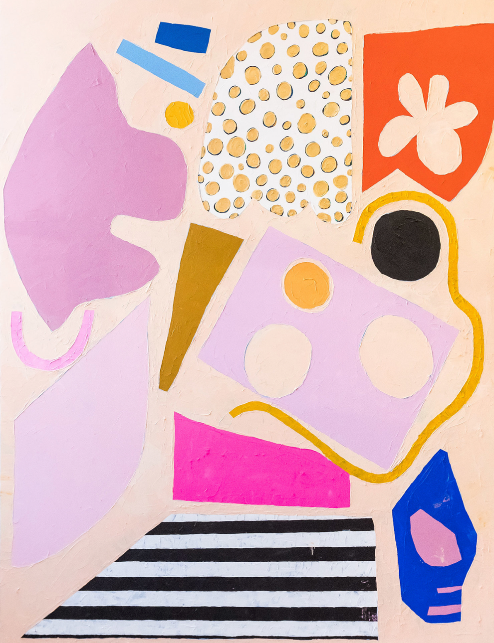 Straight Up Abstract Print by Ashley Mary | LEIF