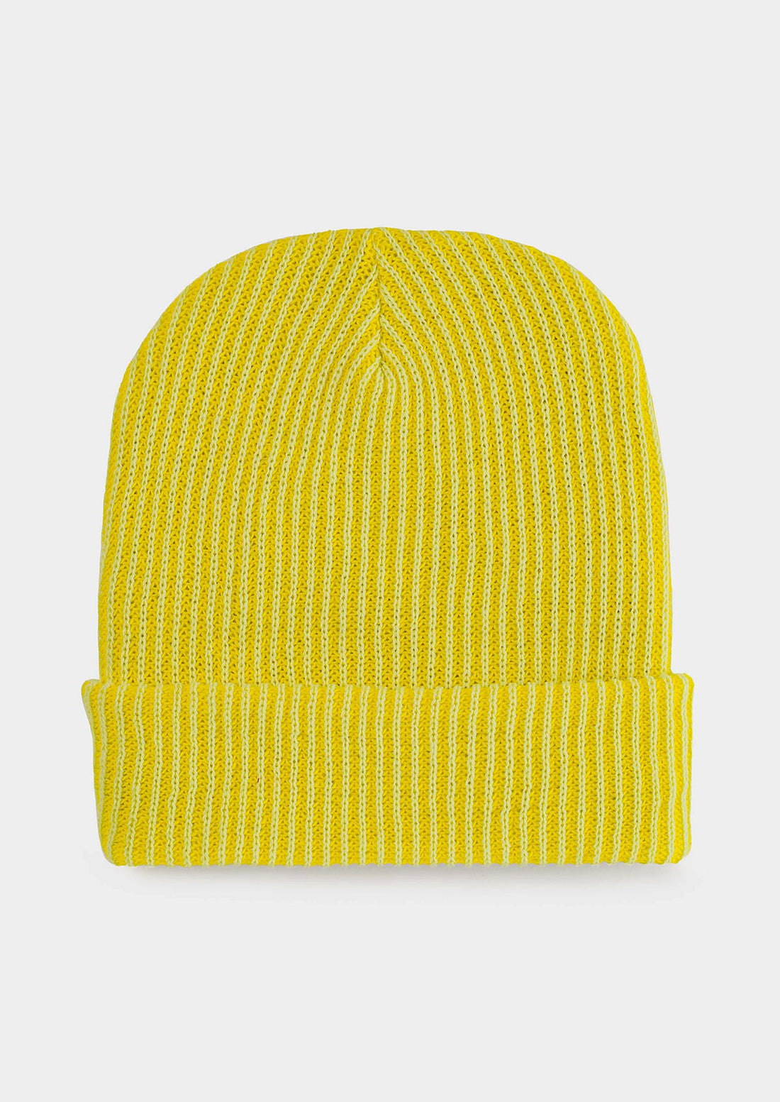 Two Tone Ribbed Beanie – LEIF