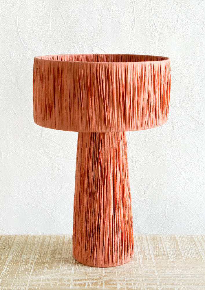 Wrapped Raffia Table Lamp