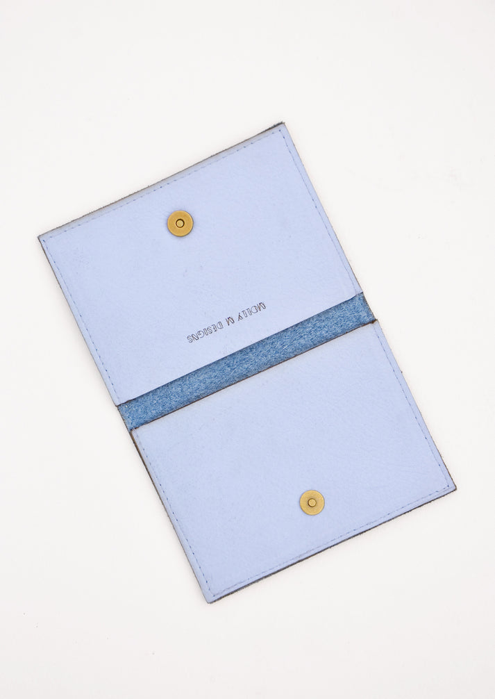 Zigzag Etched Leather Wallet – LEIF